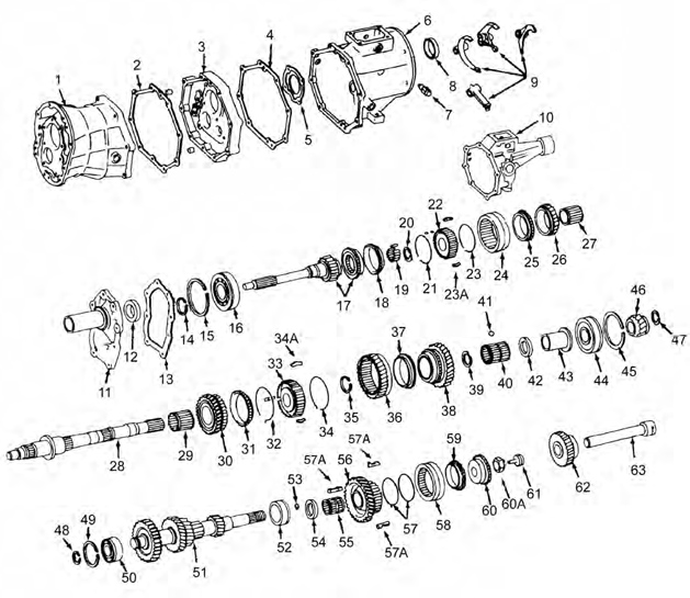Ring And Pinion Gears, Axles and Axle Shafts, Drivetrain Parts and ...
